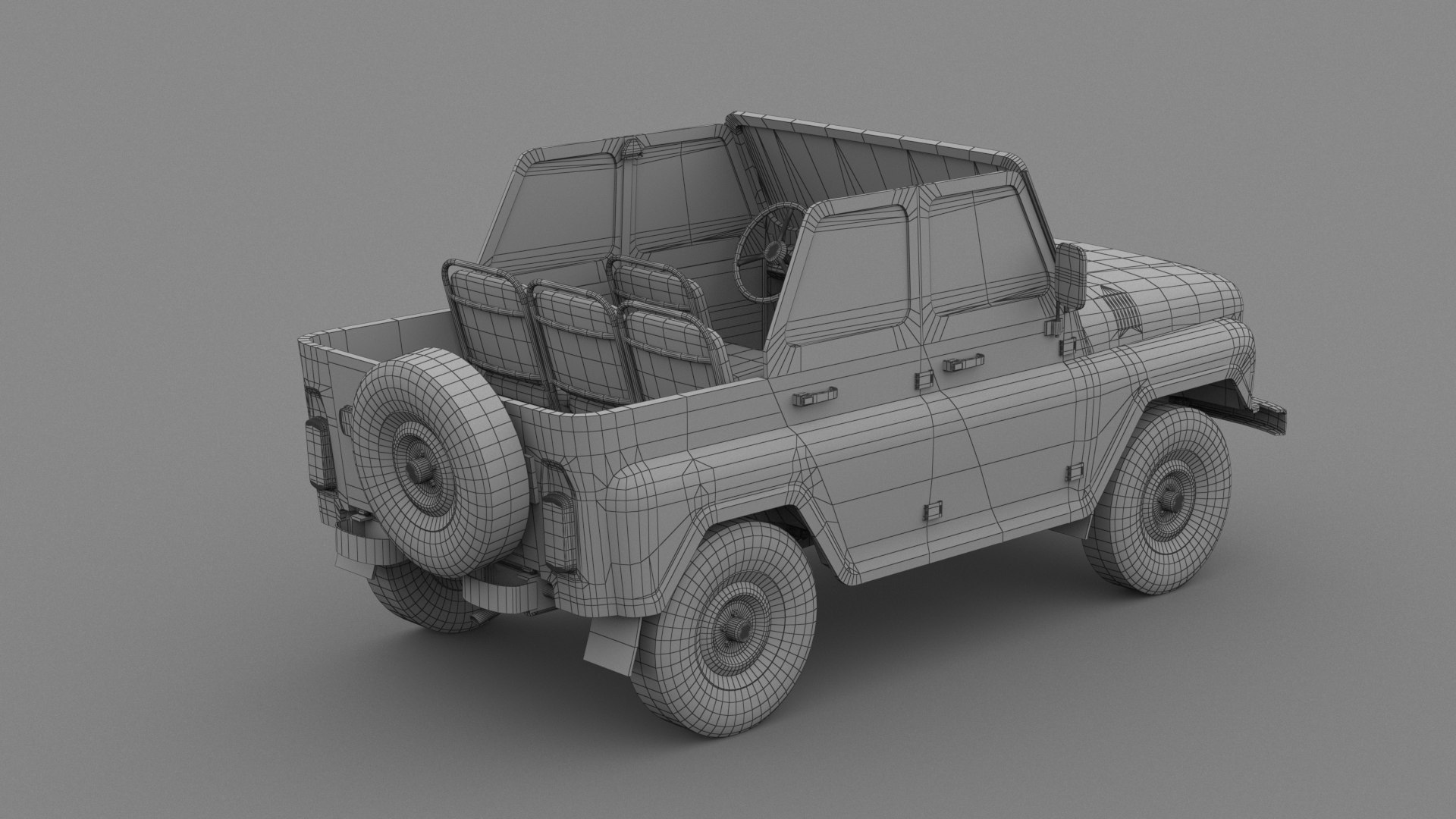Uaz 3D Model - TurboSquid 1678339