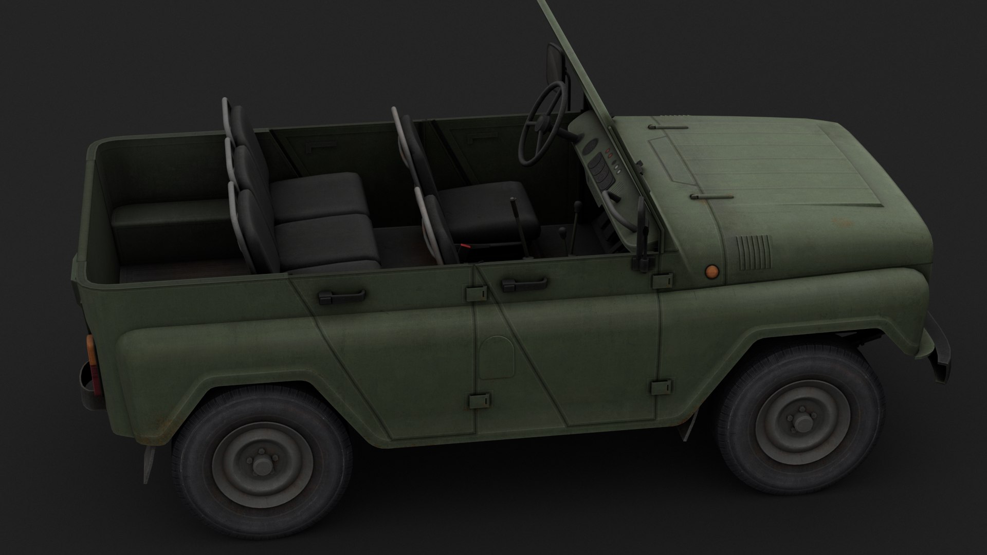 Uaz 3D model - TurboSquid 1678339