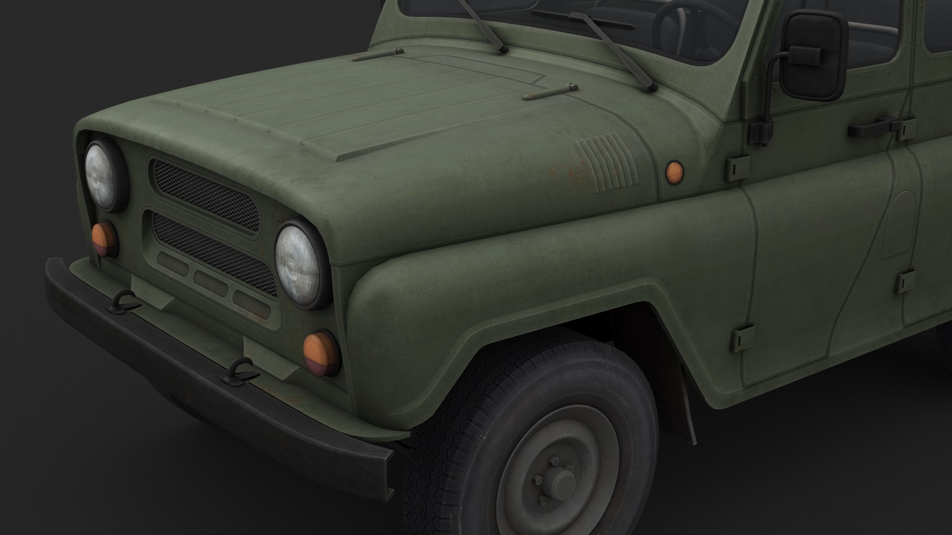 Uaz 3D model - TurboSquid 1678339