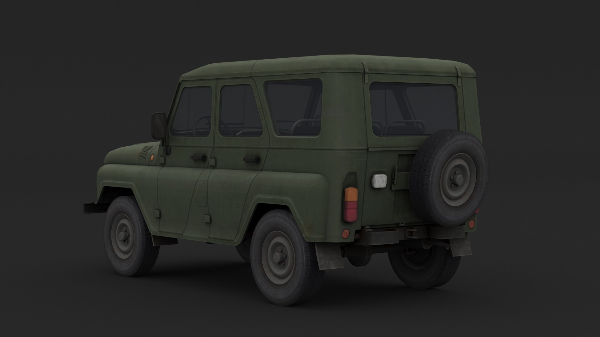Uaz 3D Model - TurboSquid 1678339