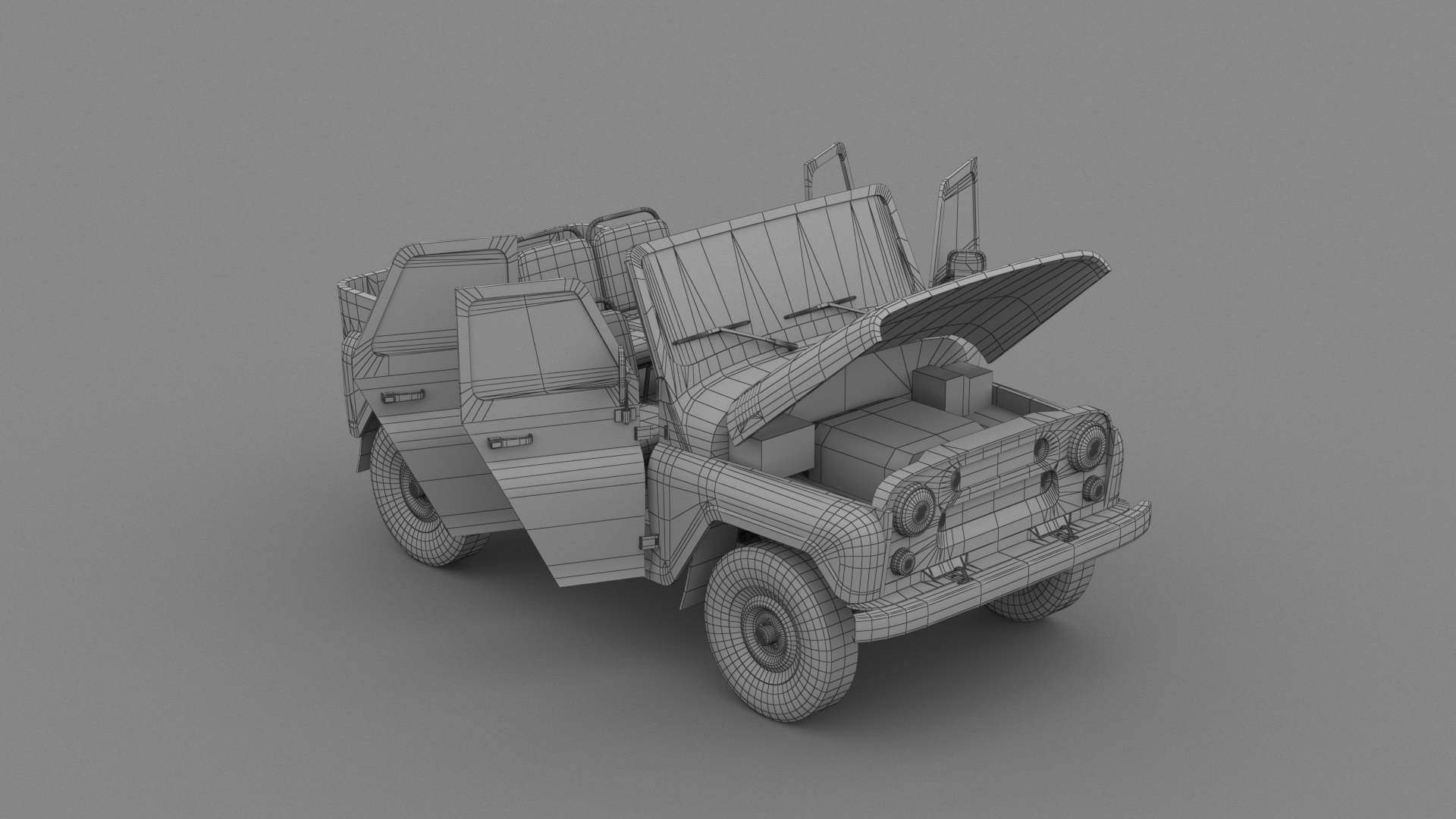 Uaz 3D Model - TurboSquid 1678339