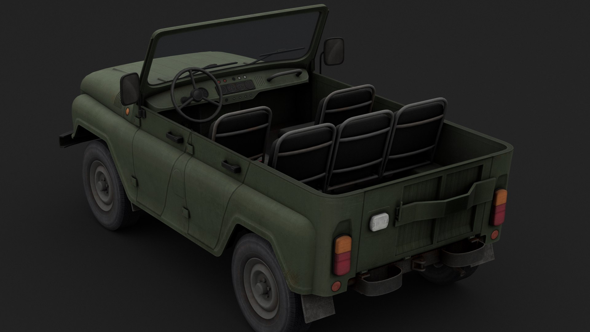 Uaz 3D model - TurboSquid 1678339