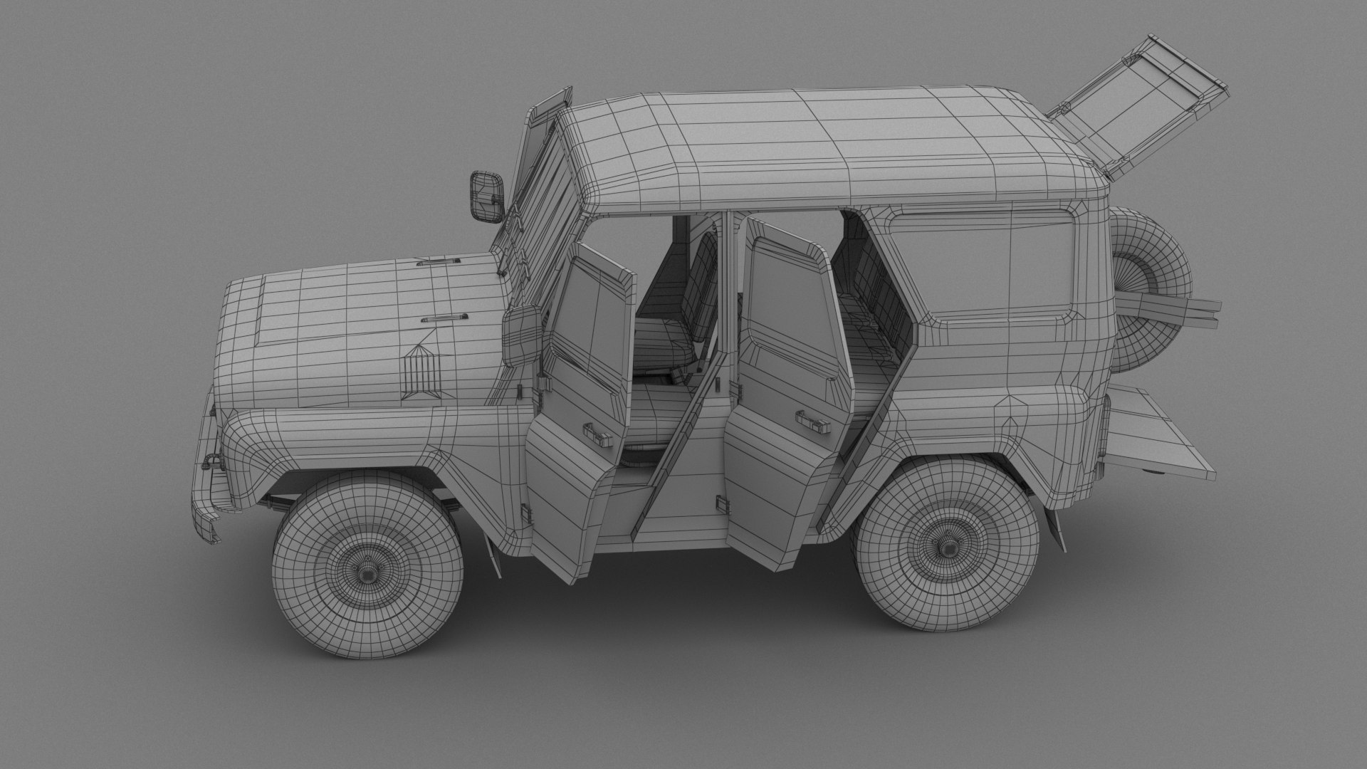 Uaz 3D model - TurboSquid 1678339