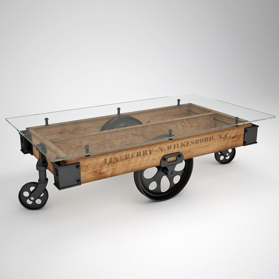 3d factory cart glass