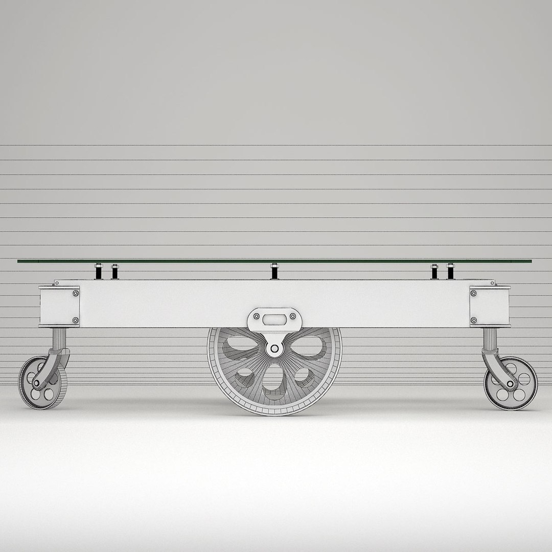 3d factory cart glass