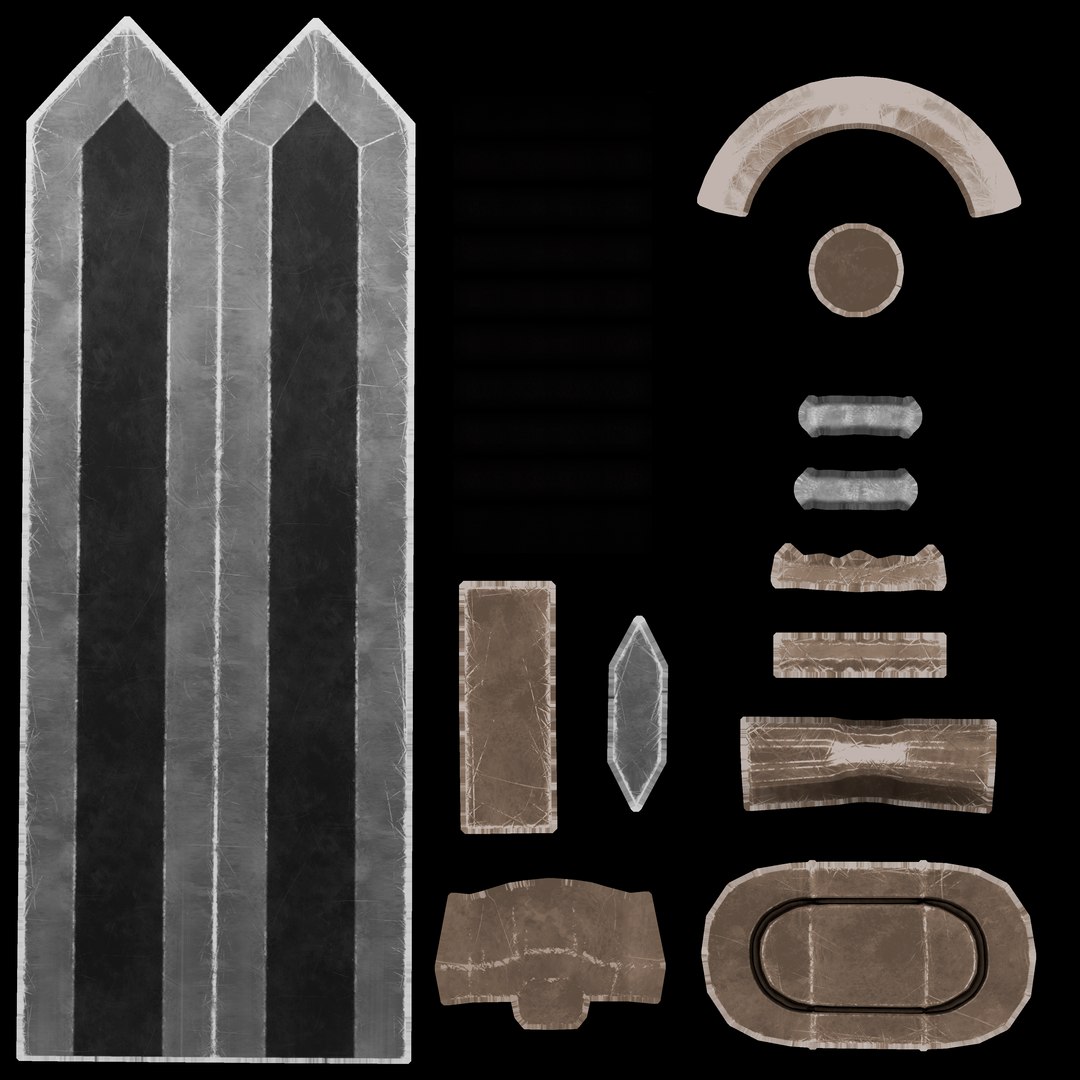 3D Model Realistic Greatsword - TurboSquid 1420849