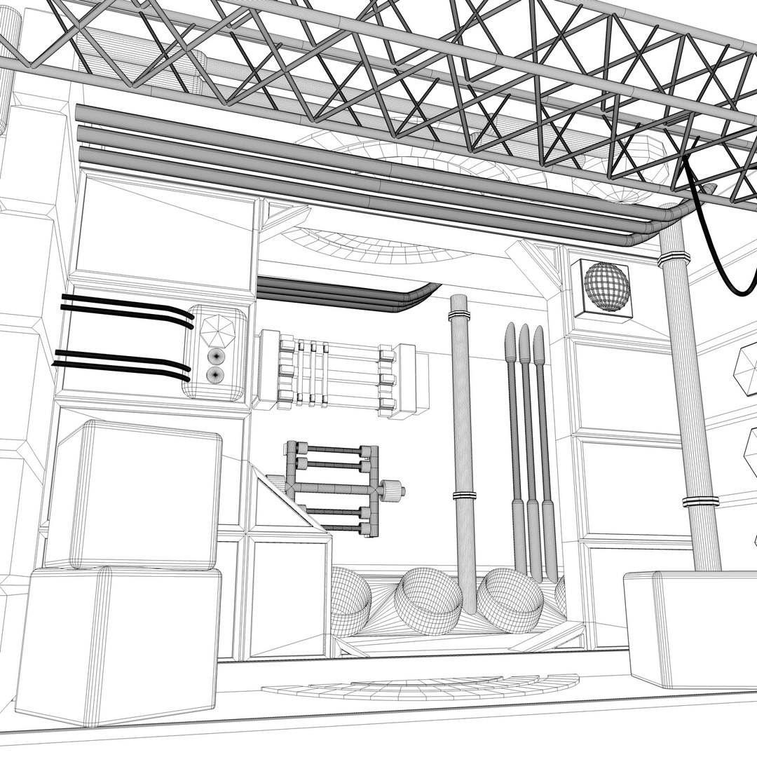 science fiction 3d c4d