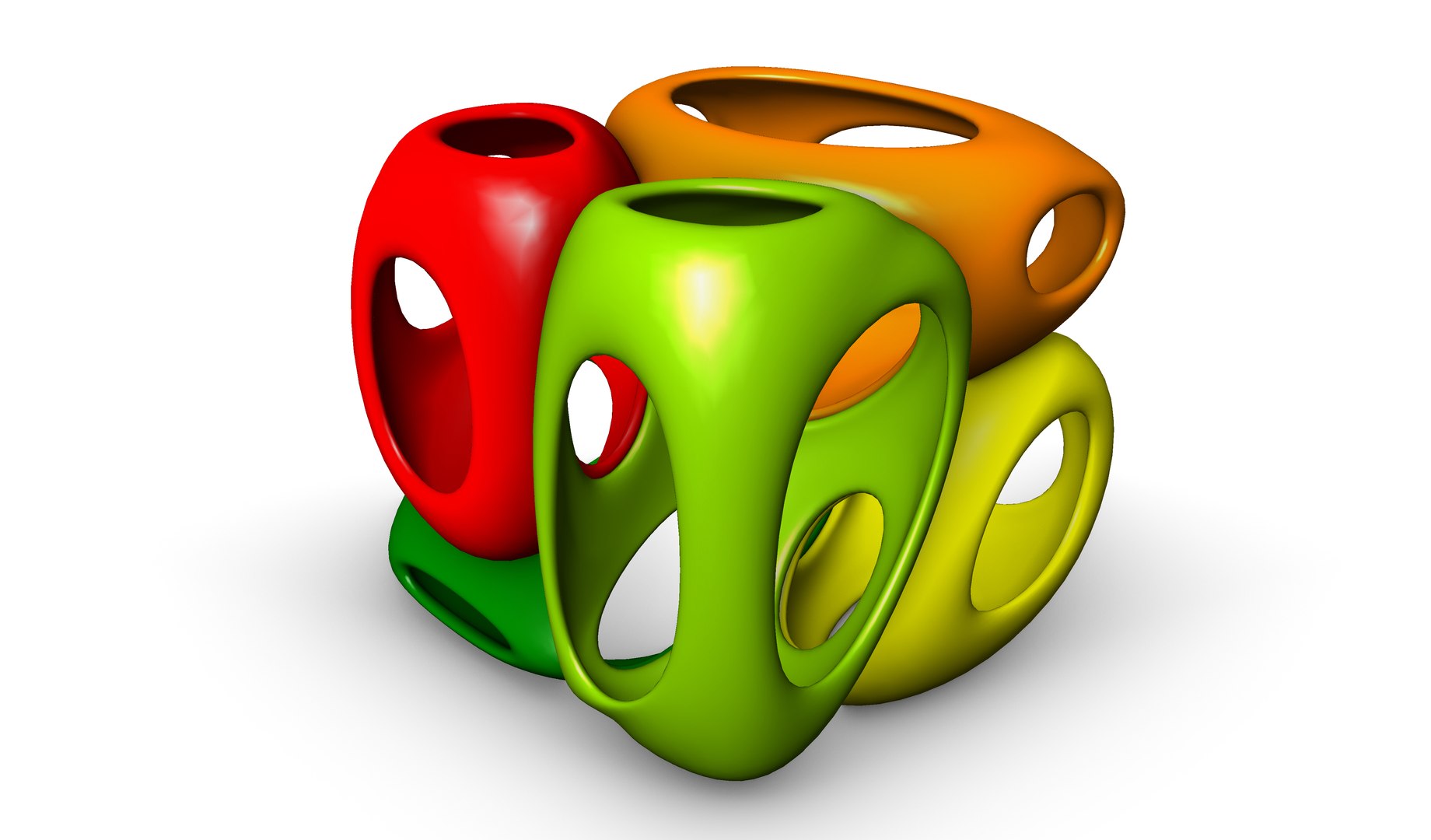 Smooth Voronoi Cube Cells 01 3D Model - TurboSquid 1822329