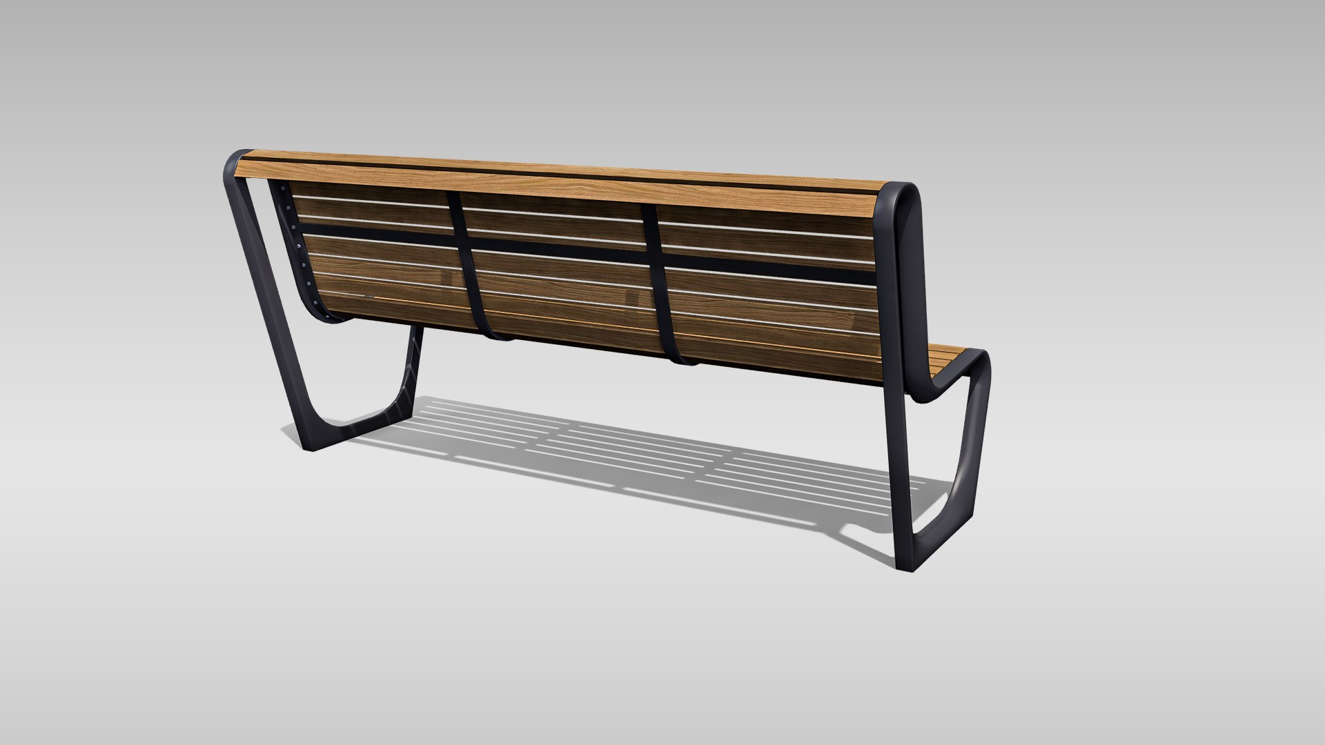 3D Park Bench 03 Model - TurboSquid 1753210