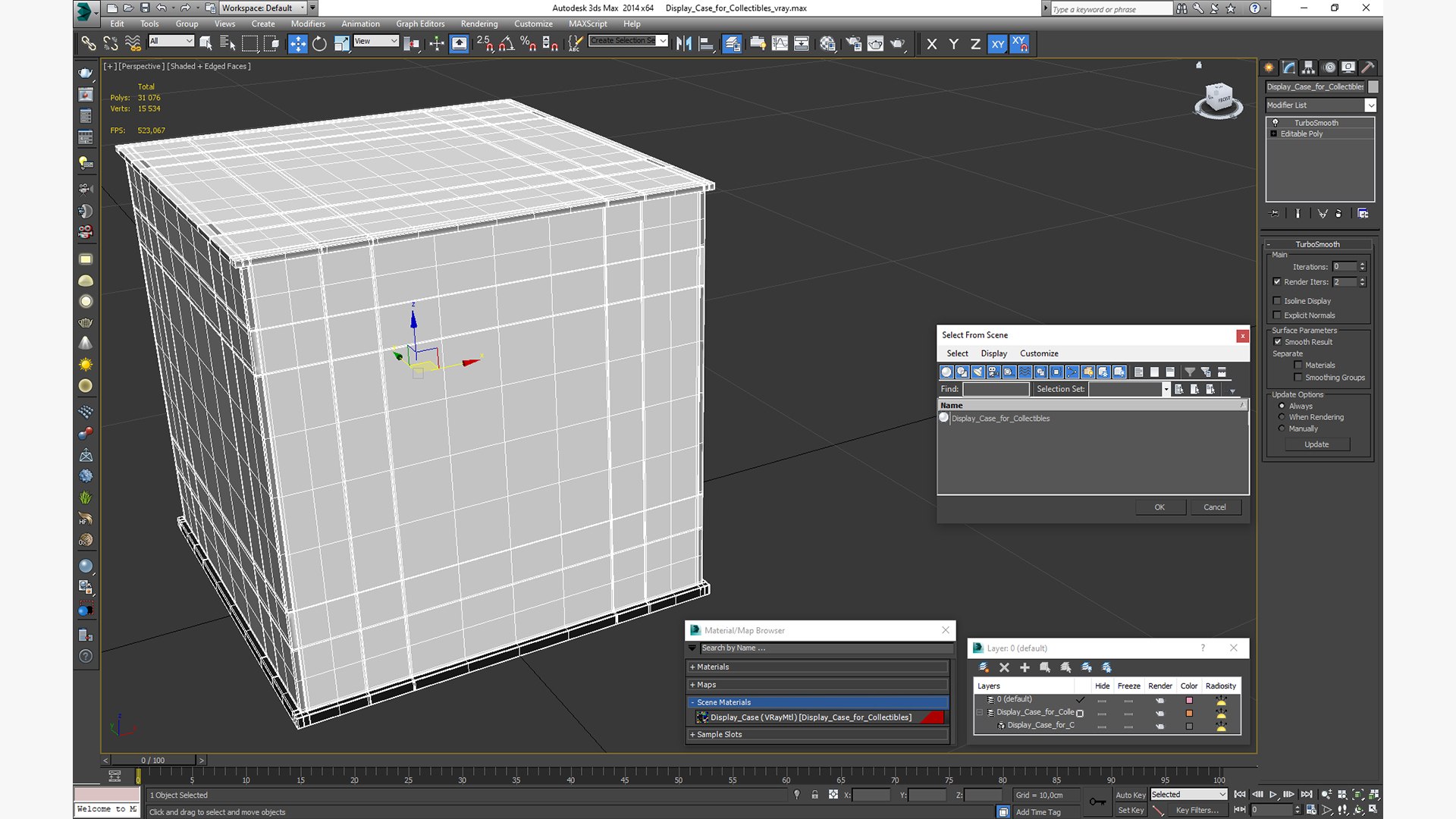 Display Case For Collectibles 3D Model - TurboSquid 2012446