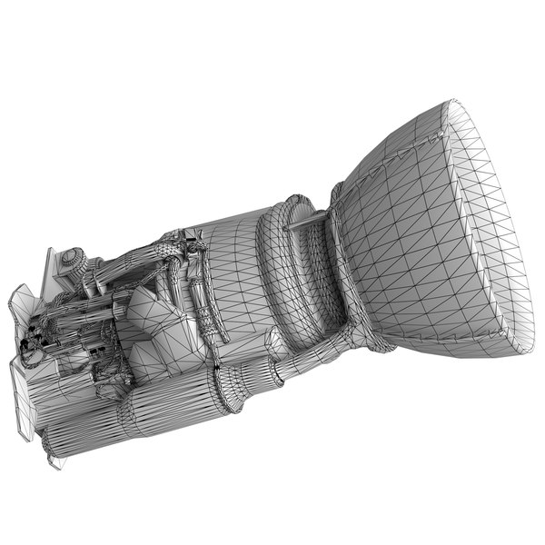Rocket engine model - TurboSquid 1652957