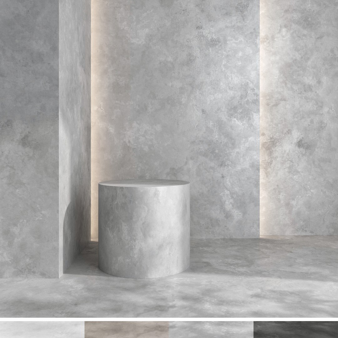 Decorative Plaster V06 3D Model - TurboSquid 1886652