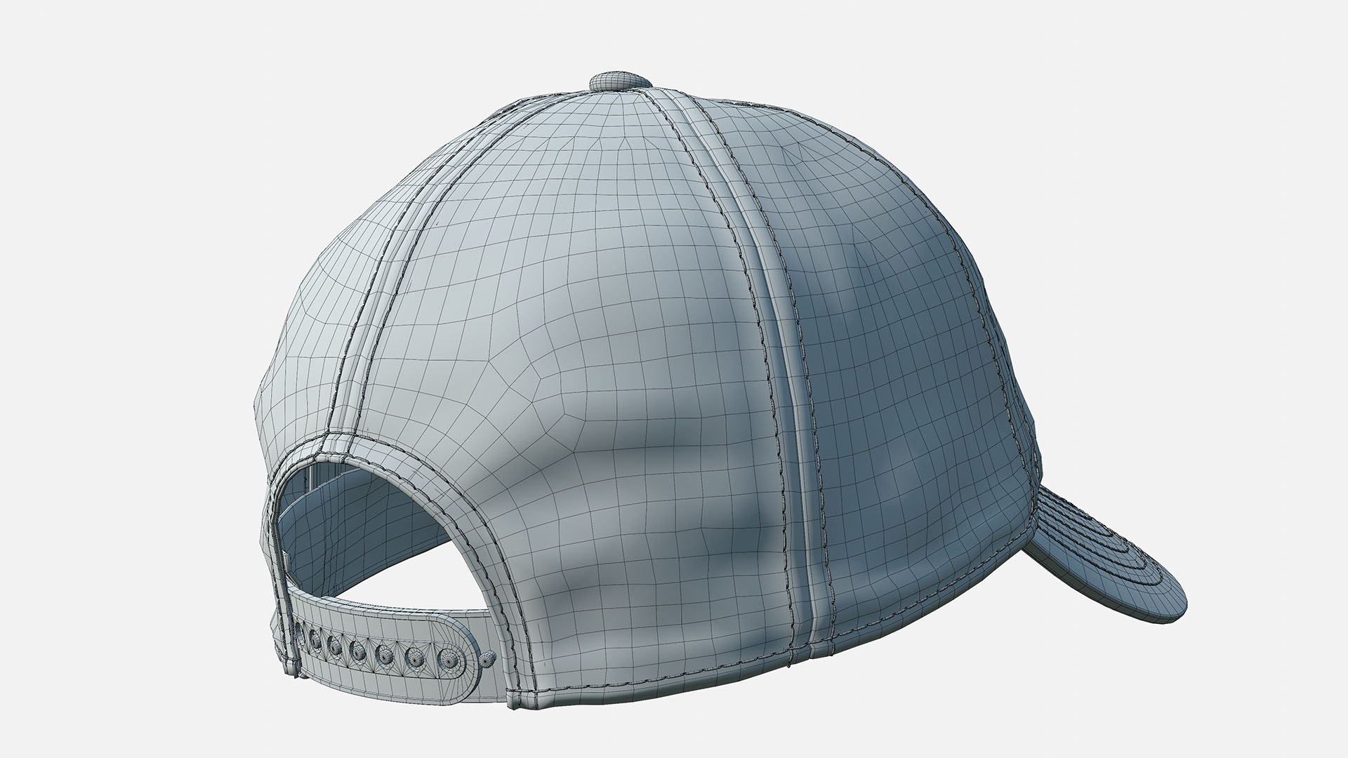 3D Model Baseball Cap Khaki Multi-Material With Tiling Textures ...