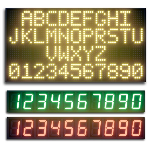 Led display modules set 3D model - TurboSquid 1383759