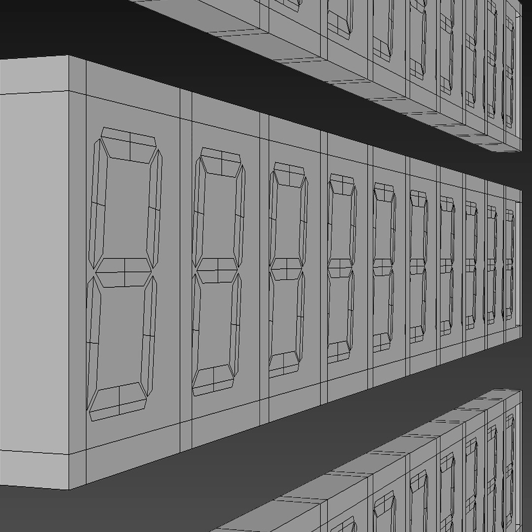 Led Display Modules Set 3D Model - TurboSquid 1383759