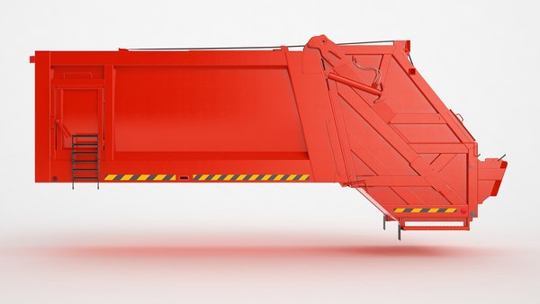 3D model Garbage Truck Cabin 04 - TurboSquid 1810398