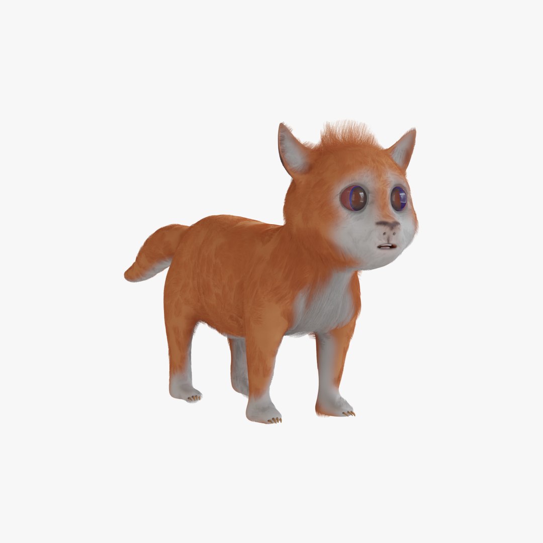 3D model Cute Animal - TurboSquid 1989787