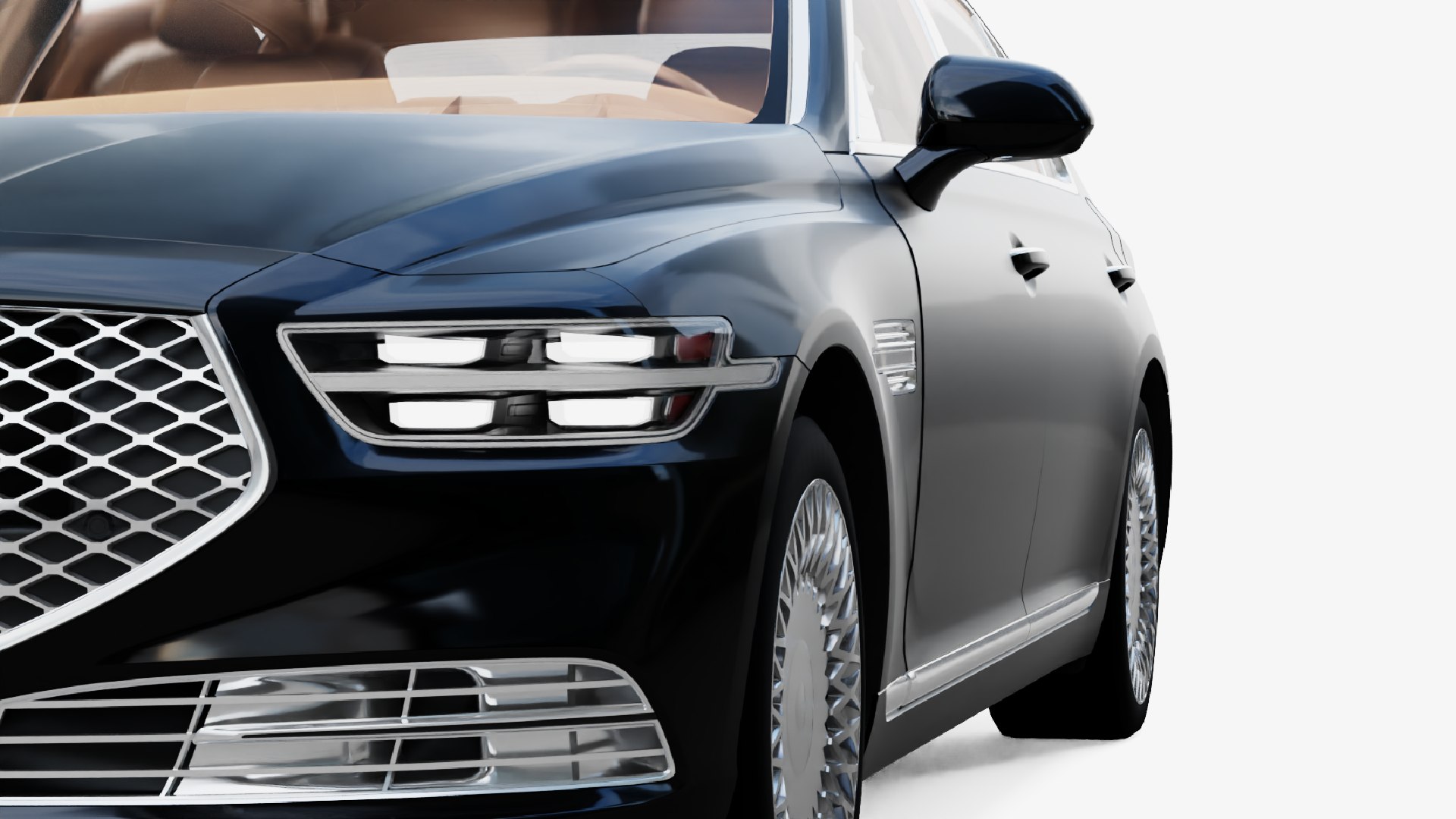 3D Genisis G90 2020 - TurboSquid 2017387