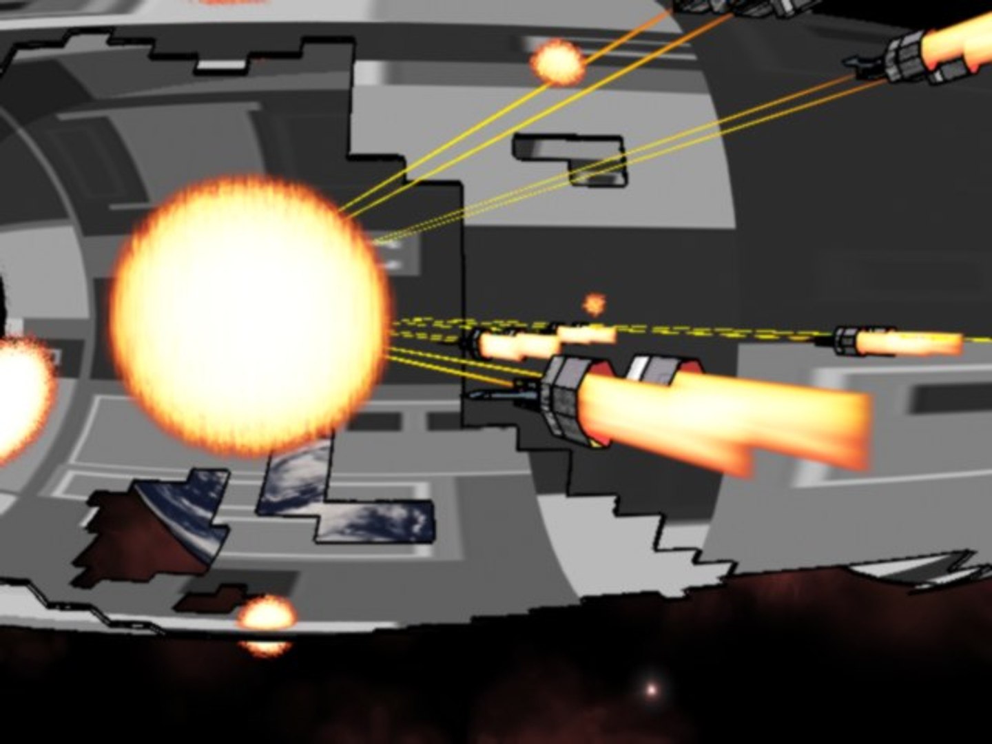 Free Attack Earth 3d Model