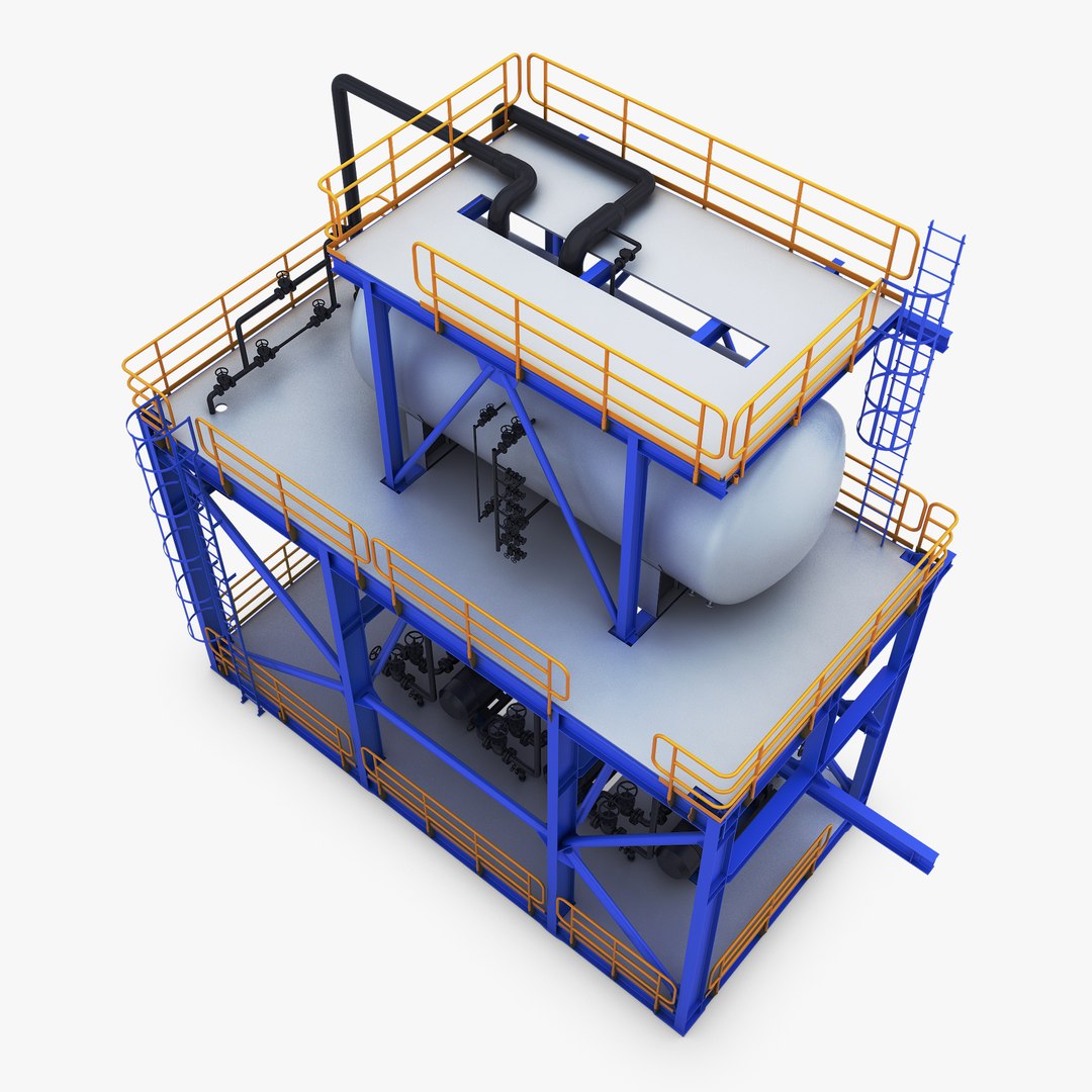 3D Industrial Installation 1 - TurboSquid 1433703