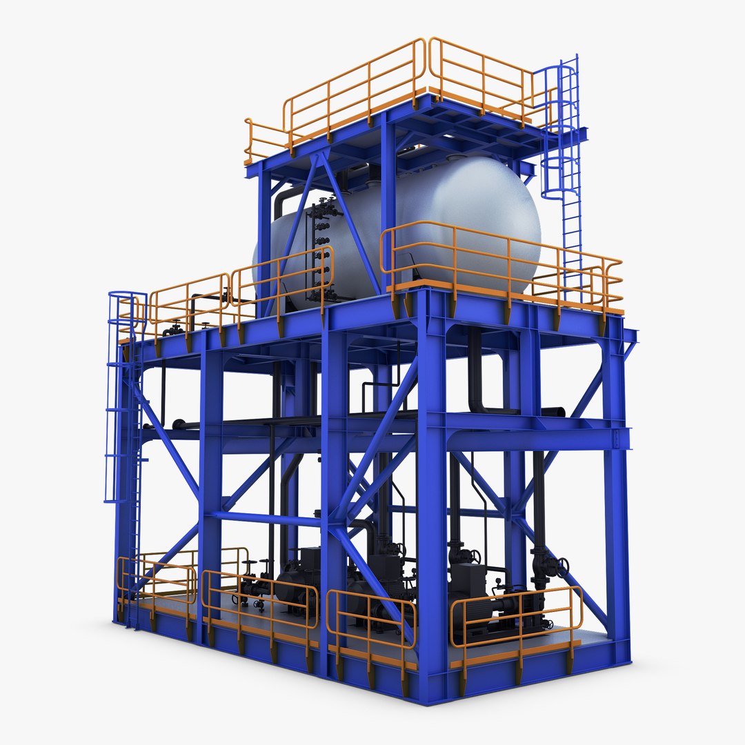 3D Industrial Installation 1 - TurboSquid 1433703