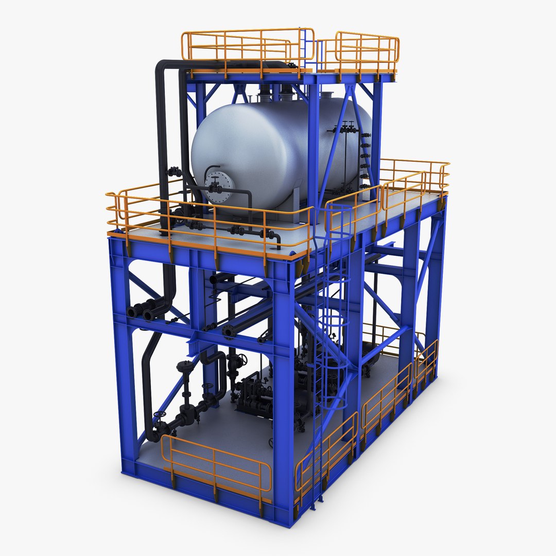 3D Industrial Installation 1 - TurboSquid 1433703