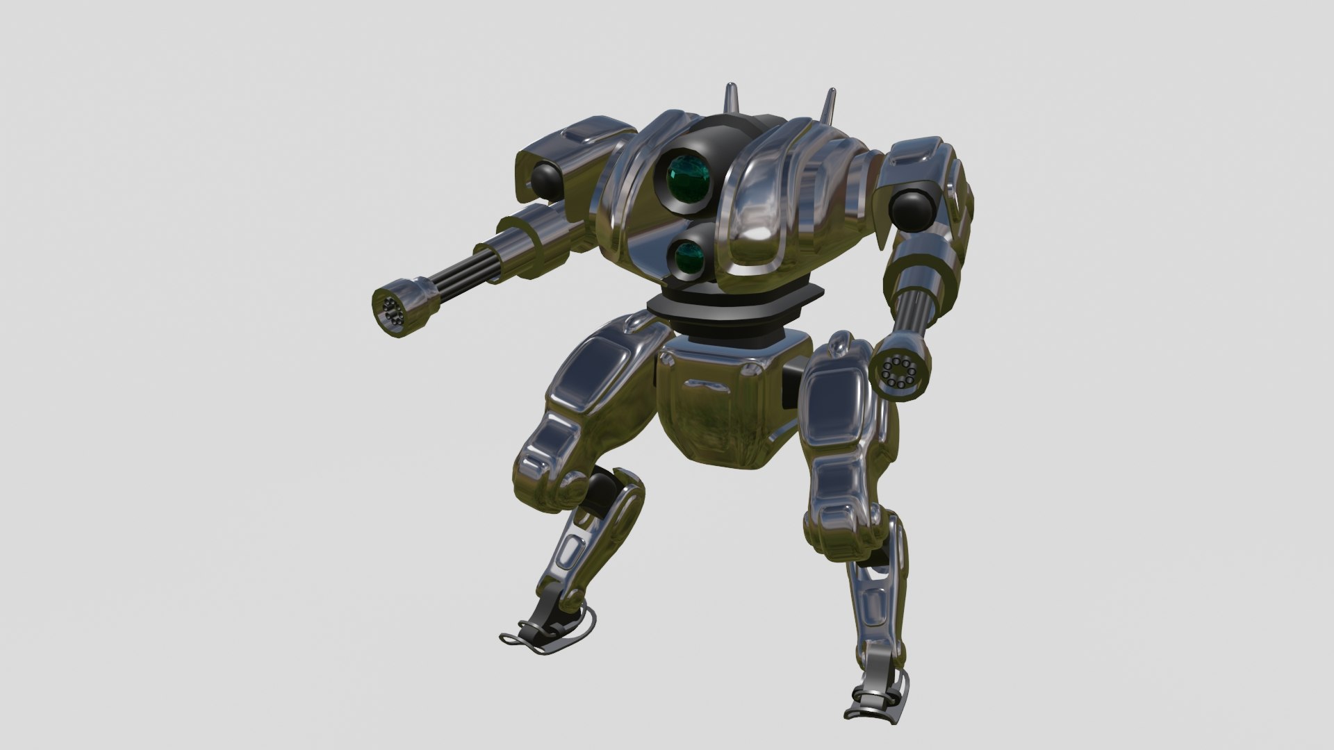 modelo 3d Mech common metalic - TurboSquid 2044165