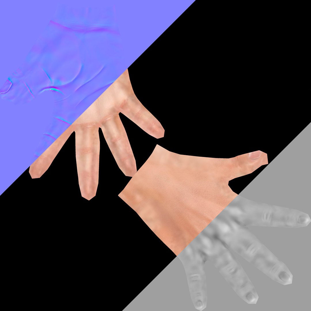 3ds Max Realistic Hand