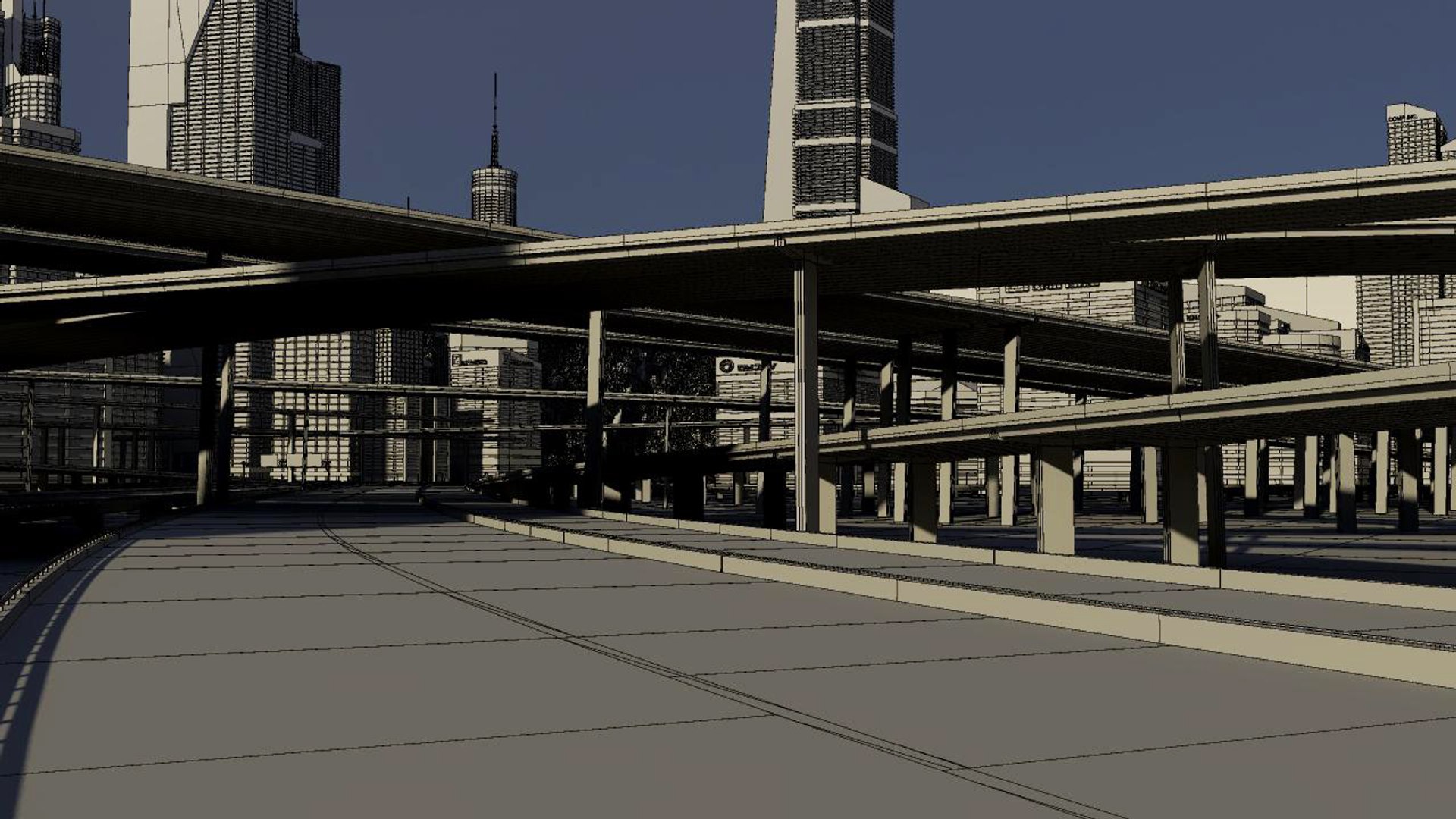 3D Freeway10 City 3DEFX - TurboSquid 1903695
