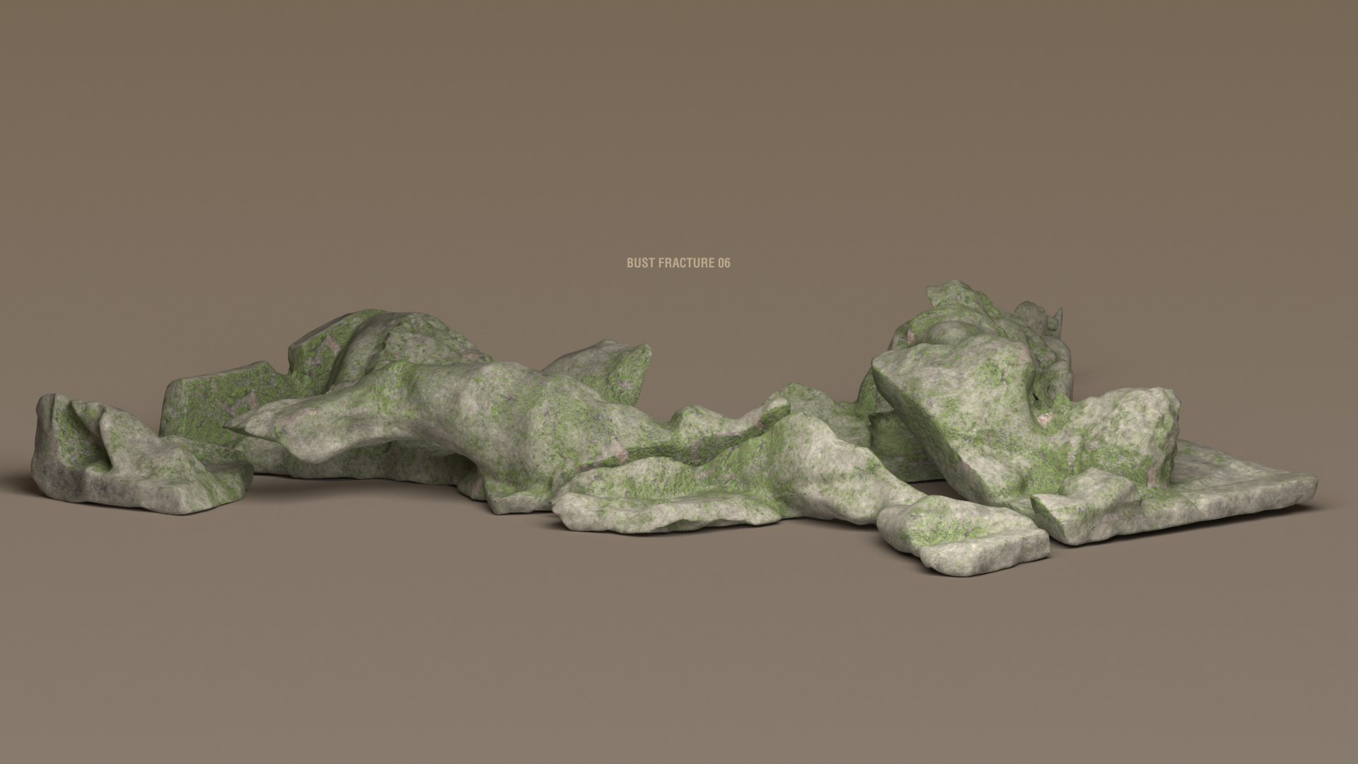 3D Broken statues and Ruins model - TurboSquid 1723287