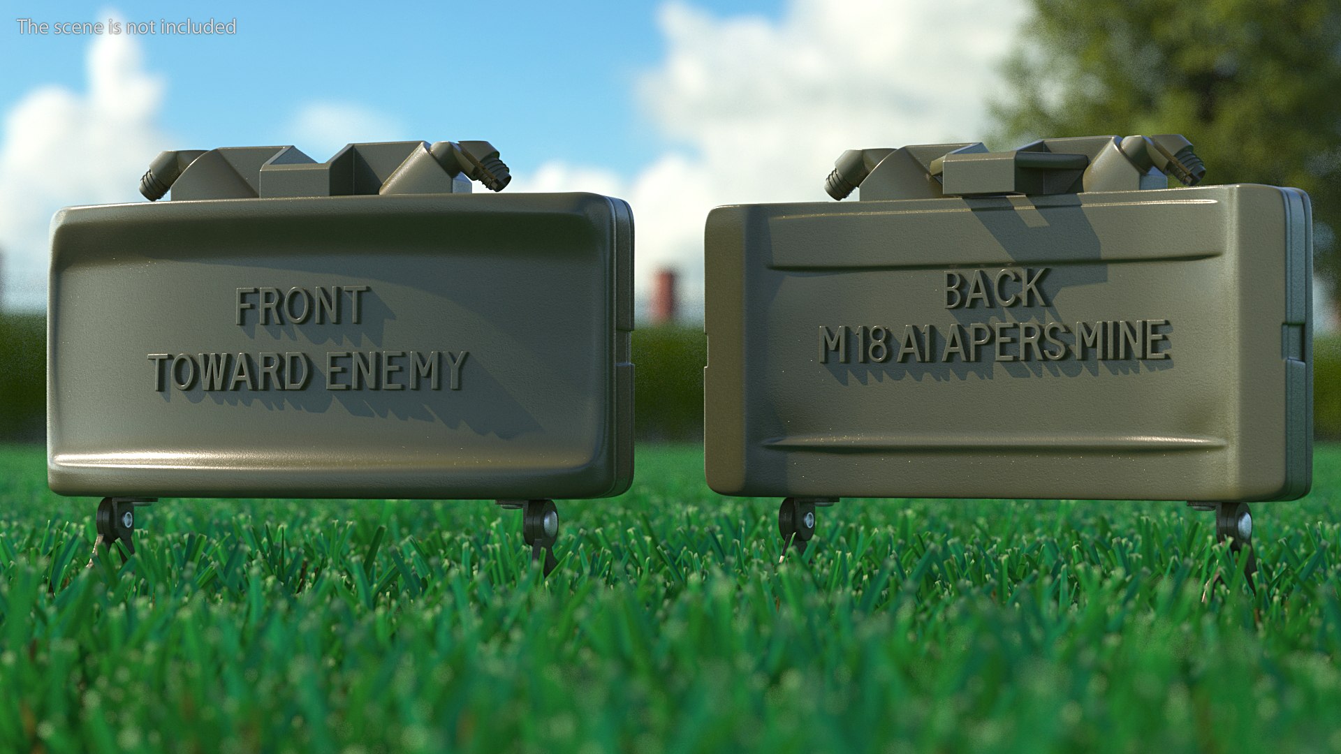 3D m18a1 claymore anti personnel - TurboSquid 1642128