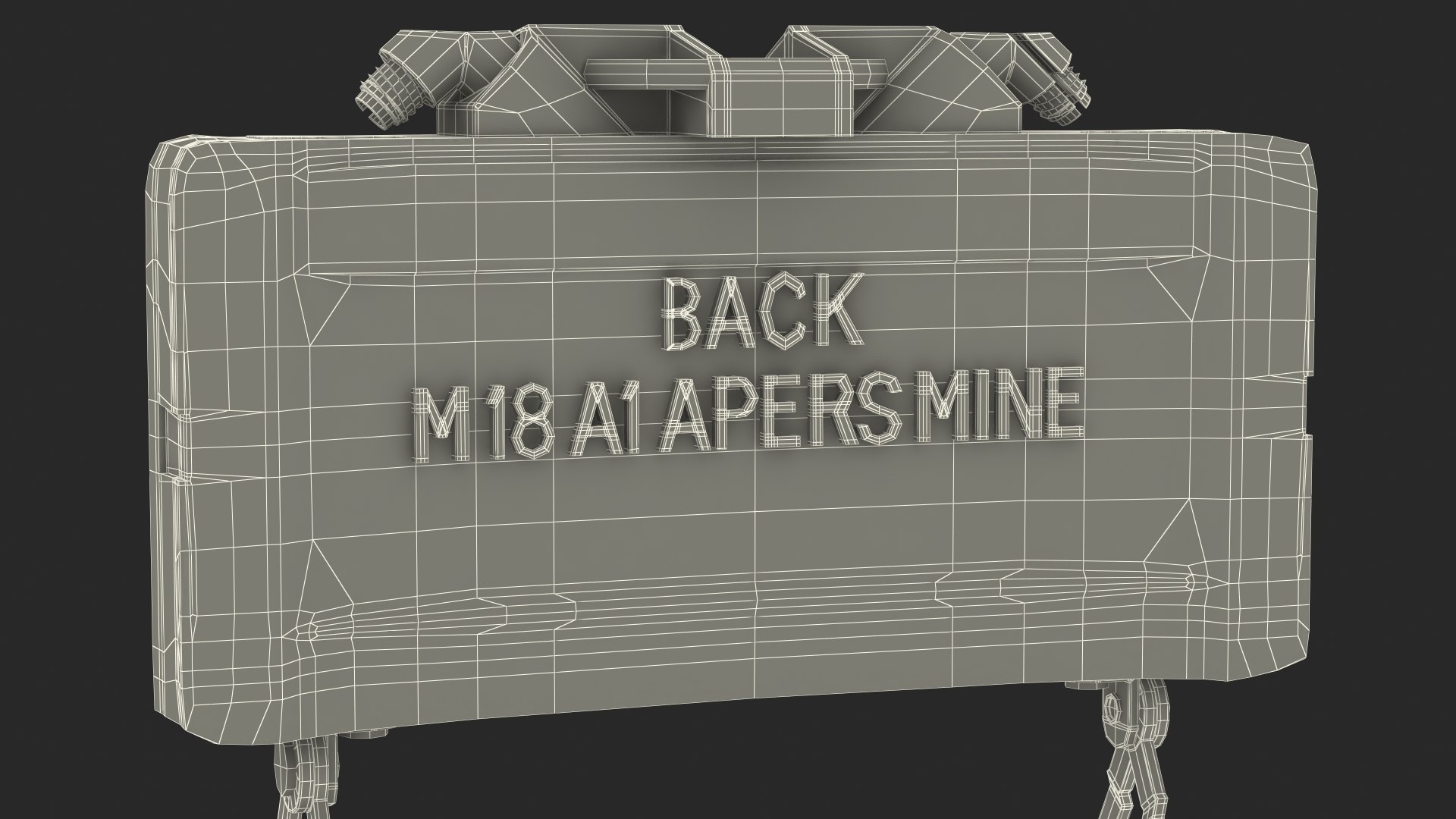 3D m18a1 claymore anti personnel - TurboSquid 1642128