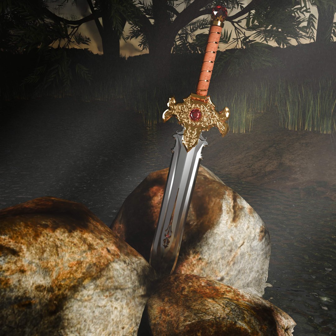 Royal Sword 3D Model - TurboSquid 2218427