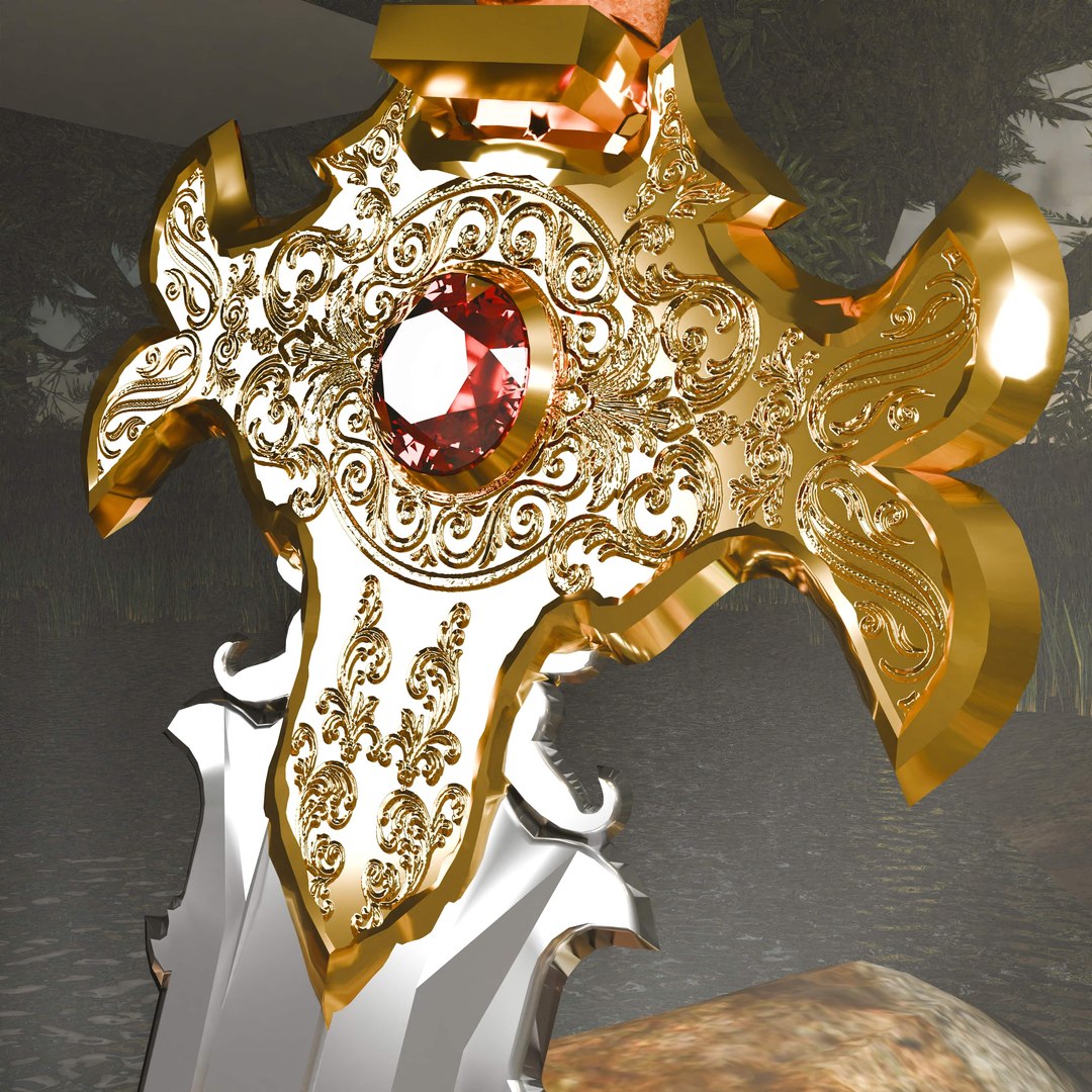 Royal Sword 3D Model - TurboSquid 2218427