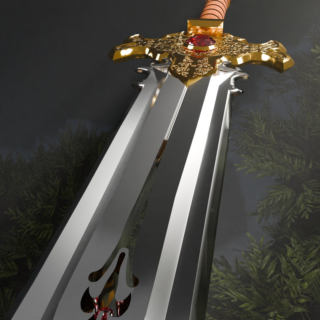 Royal Sword 3D Model - TurboSquid 2218427