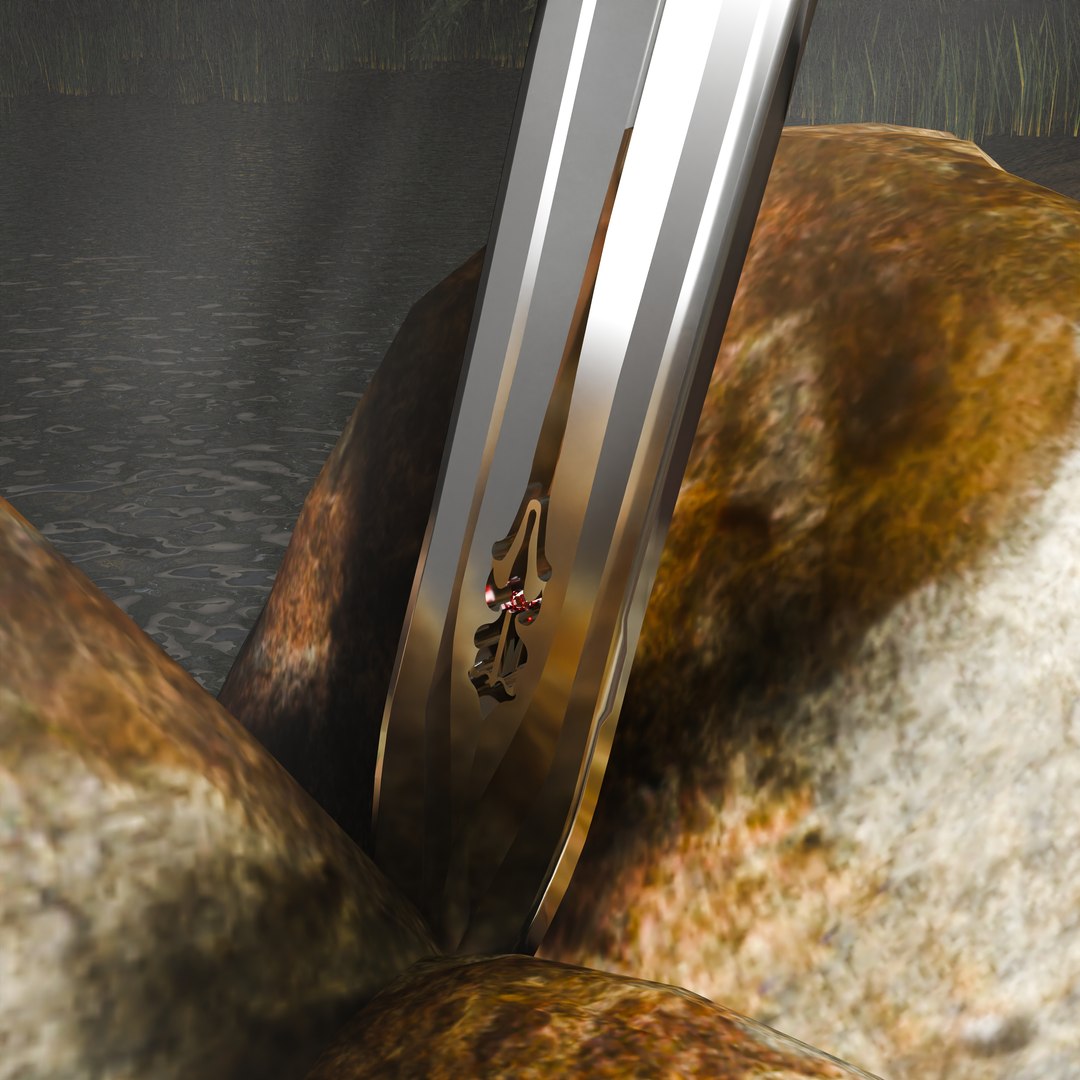 Royal Sword 3D Model - TurboSquid 2218427