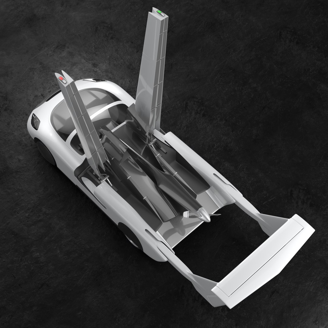 Air Car Flying Vehicle Concept 3D Model - TurboSquid 1763737