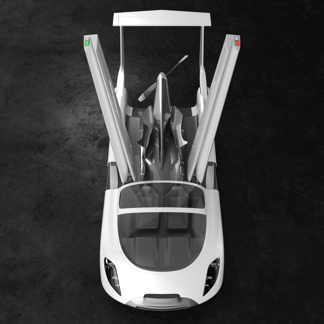 Air Car Flying Vehicle Concept 3D Model - TurboSquid 1763737