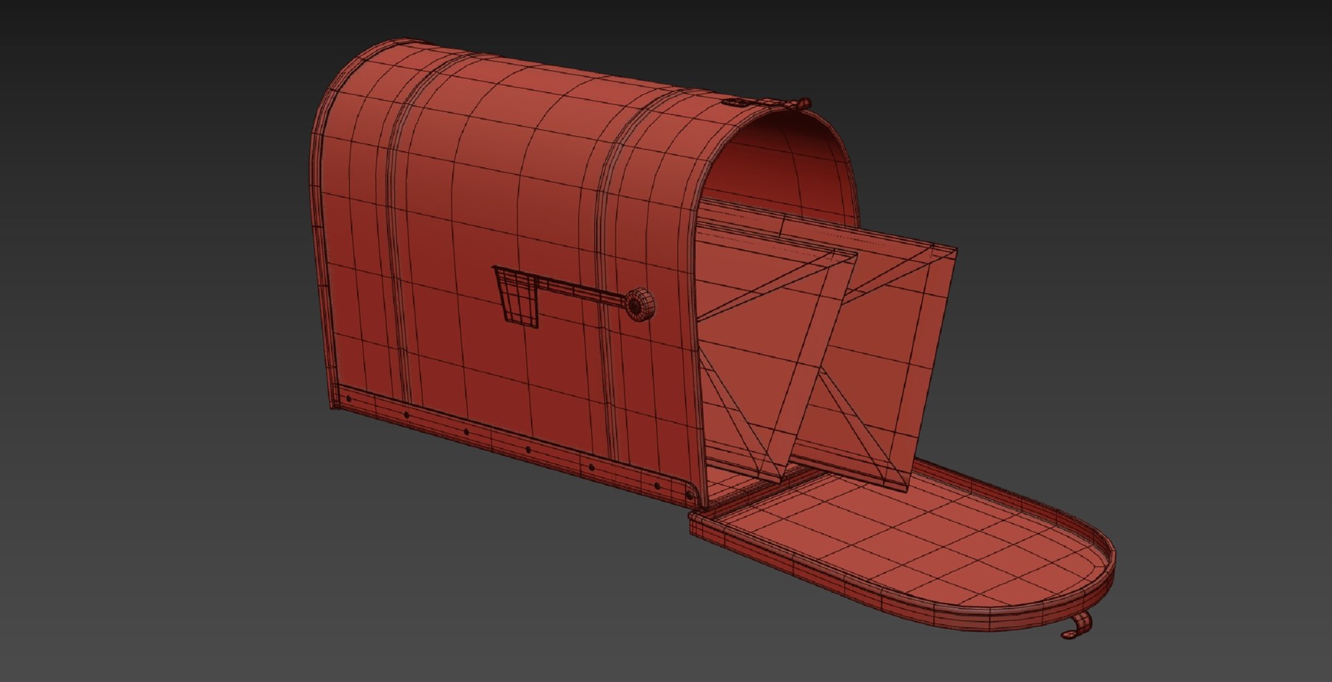 Mailbox With Letters 3D Model - TurboSquid 1865829