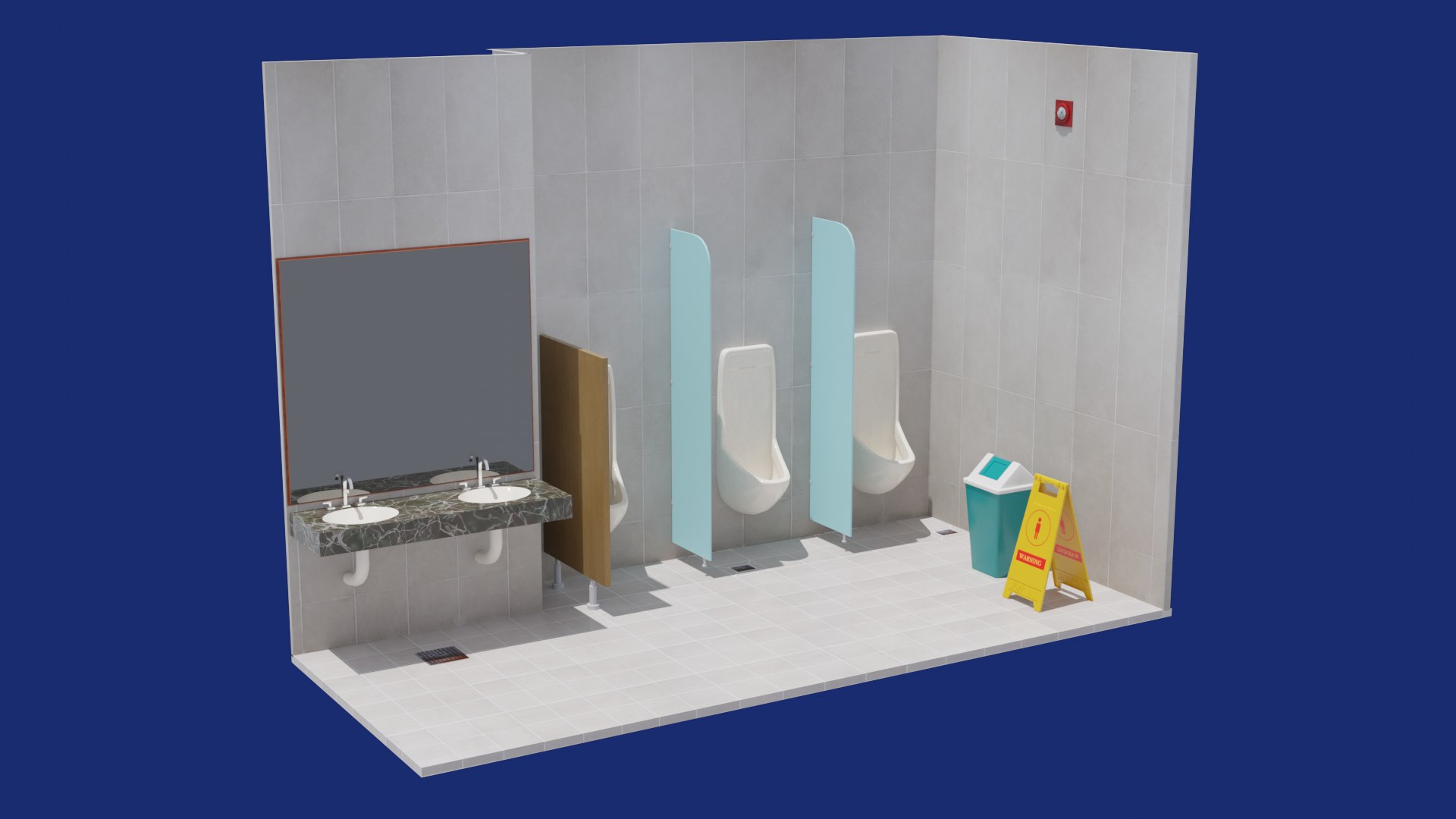 3D Toilet Room - TurboSquid 2146474