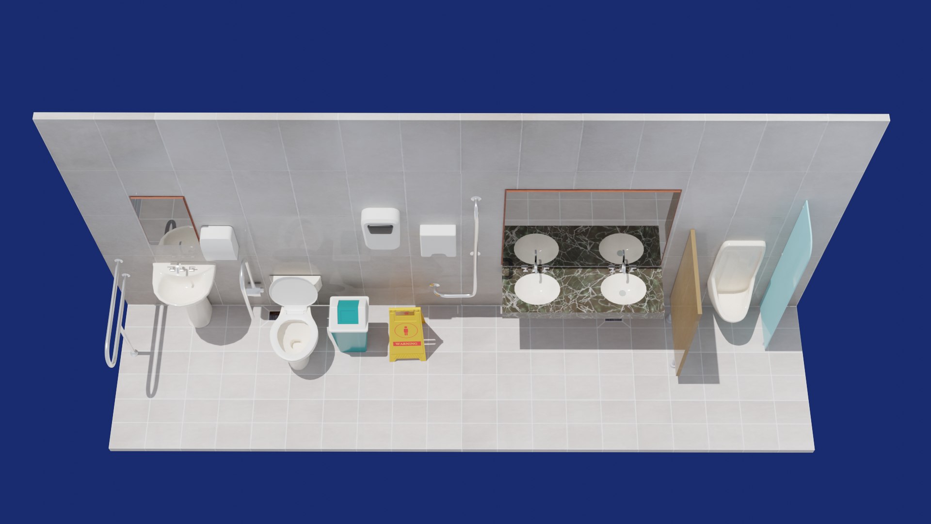 3D Toilet Room - TurboSquid 2146474