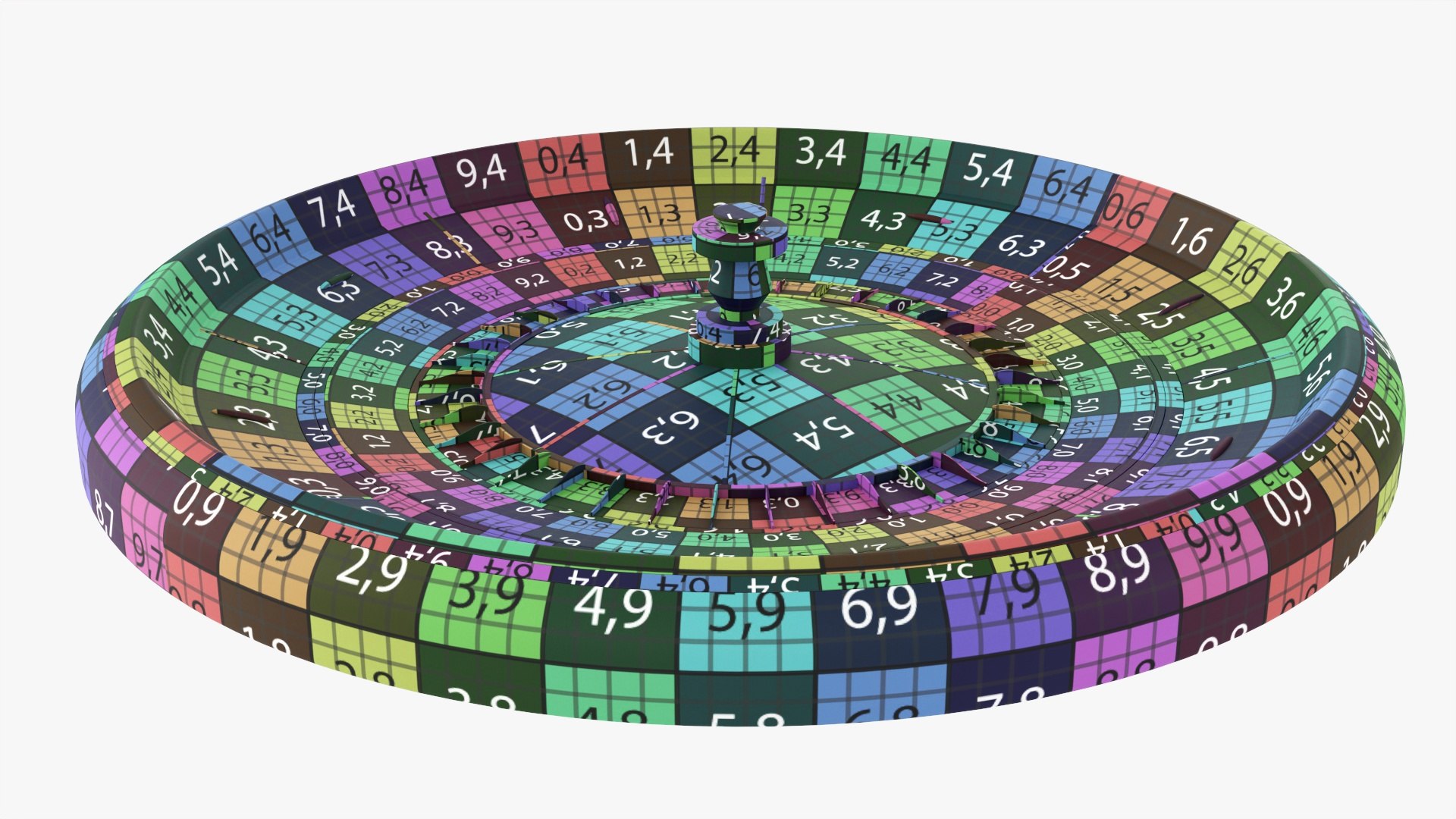 Casino Roulette Wheel 01 3D Model - TurboSquid 1739204