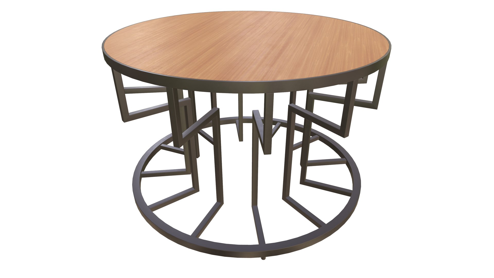 Round Table Round Table V2 VR AR PBR 3D Model - TurboSquid 1989072