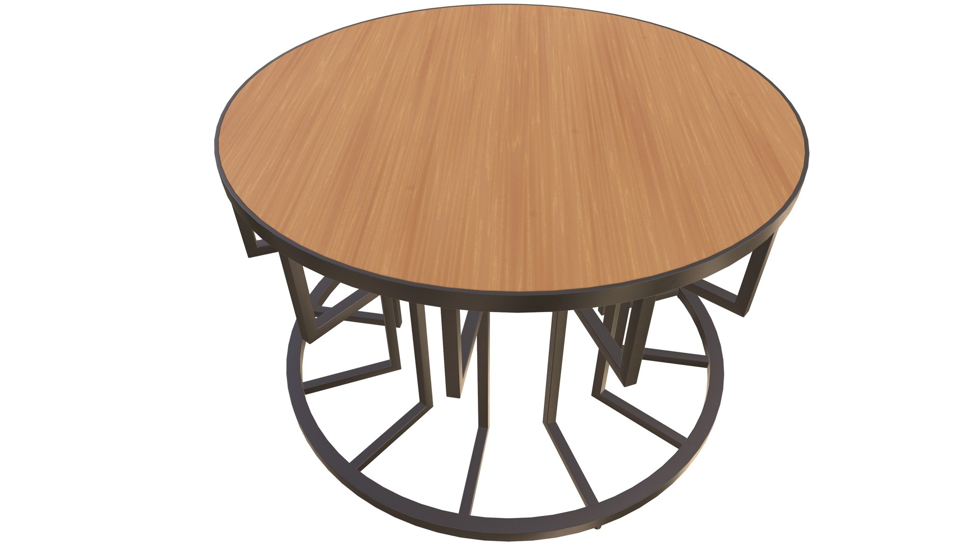 Round Table Round Table V2 VR AR PBR 3D Model - TurboSquid 1989072
