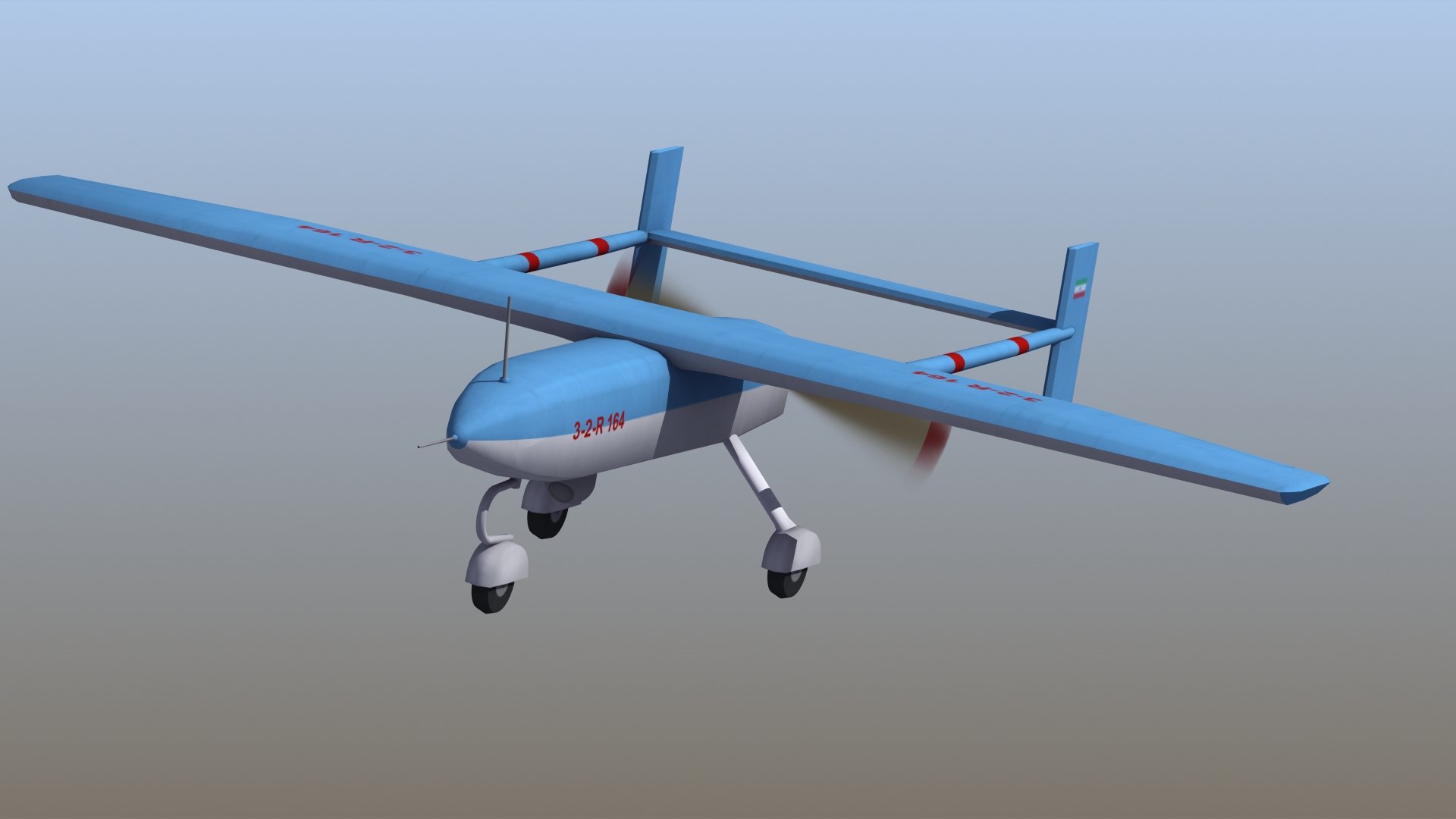 3D ababil-3 drone uav - TurboSquid 1454943