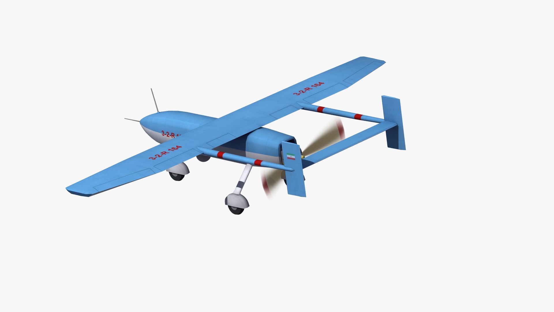 3D ababil-3 drone uav - TurboSquid 1454943
