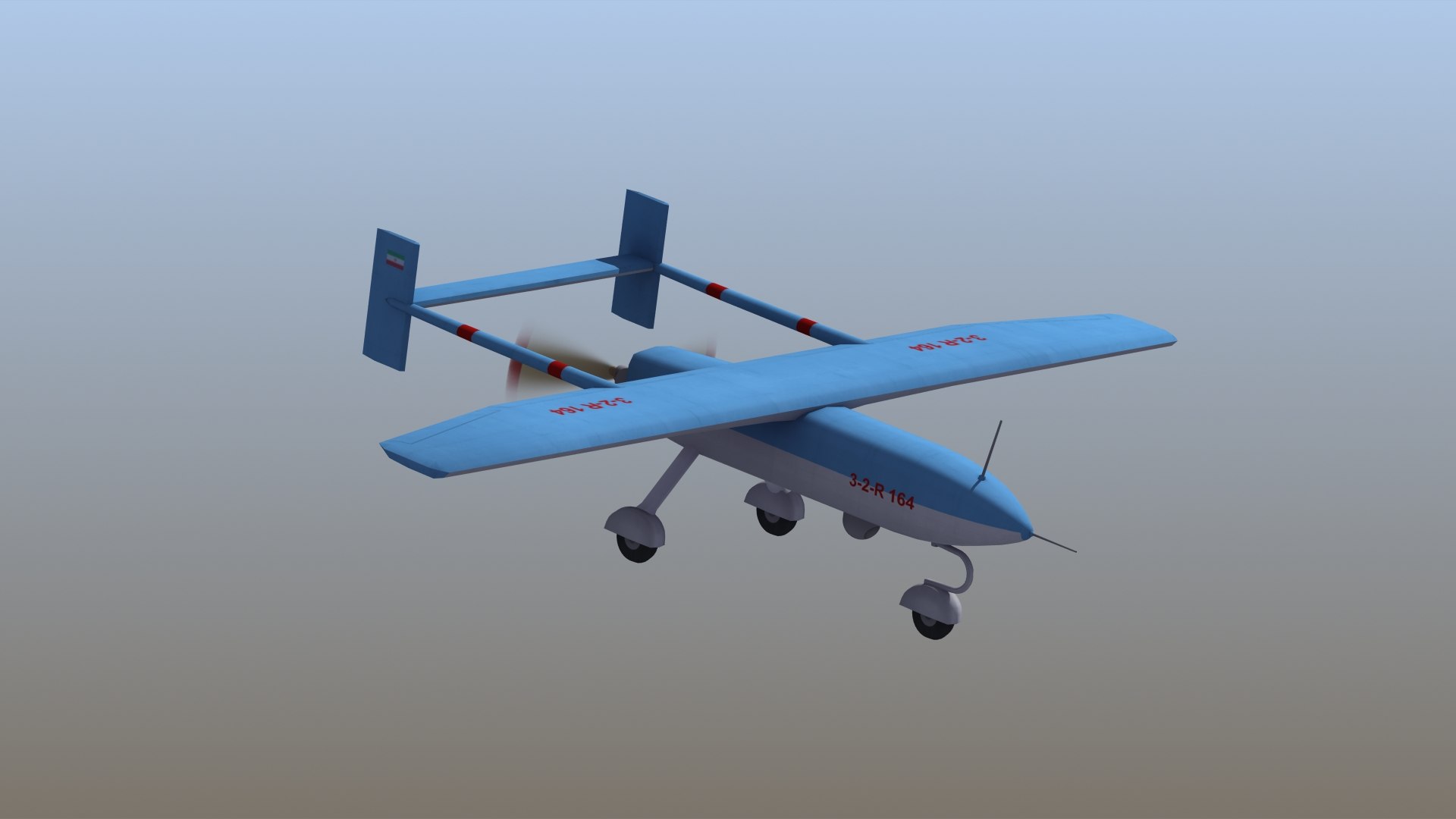3D Ababil-3 Drone Uav - TurboSquid 1454943
