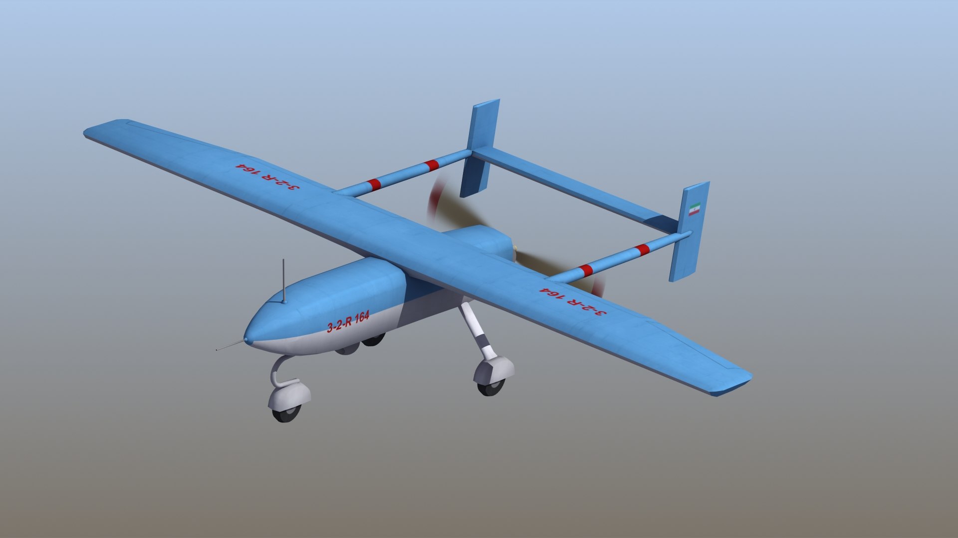 3D ababil-3 drone uav - TurboSquid 1454943