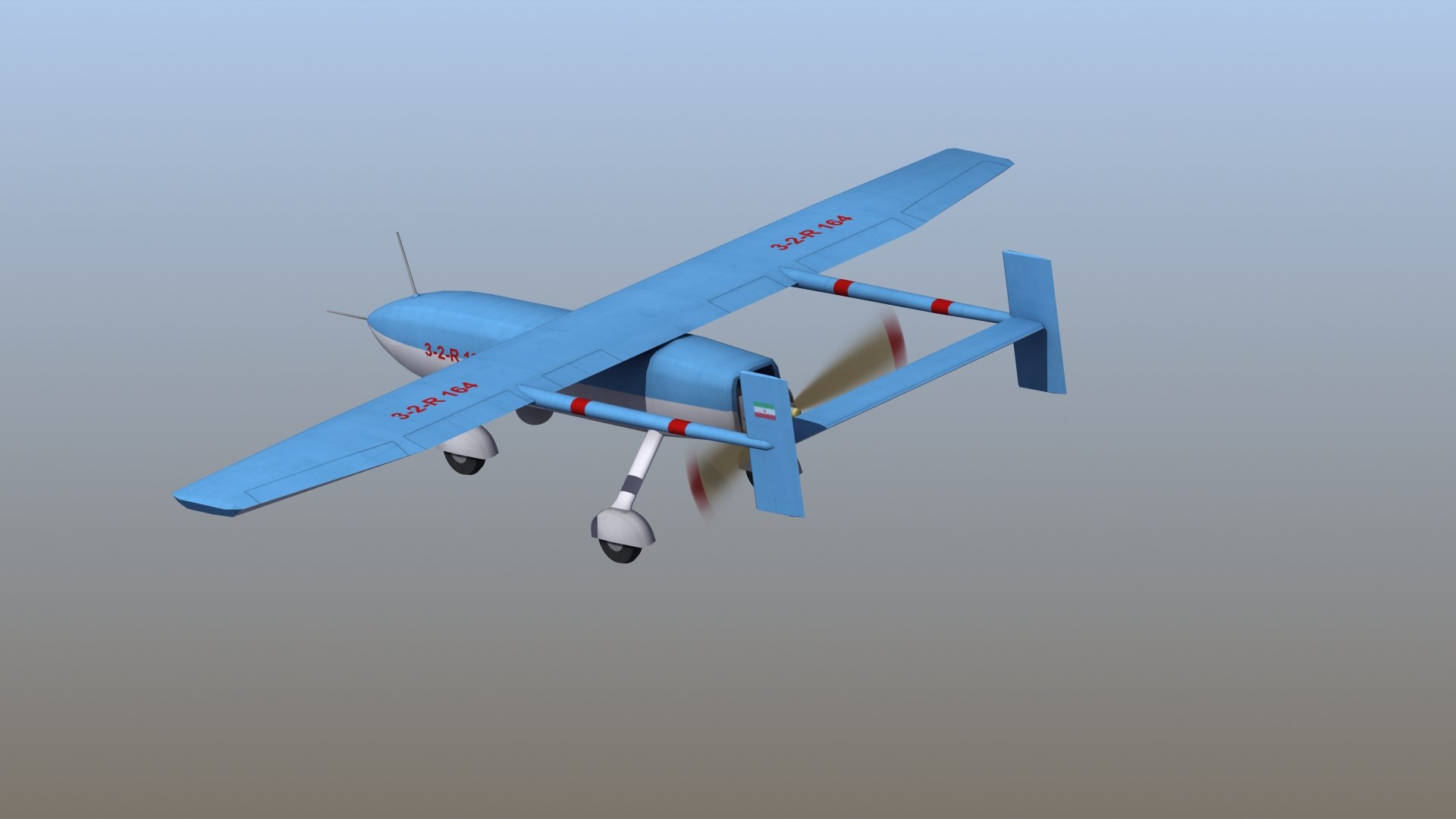 3D ababil-3 drone uav - TurboSquid 1454943
