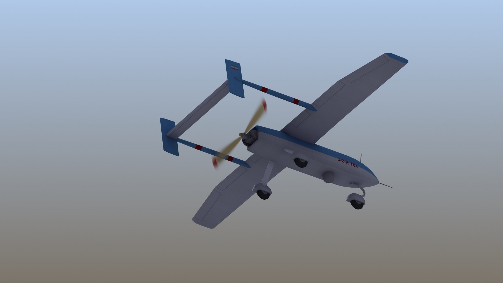 3D ababil-3 drone uav - TurboSquid 1454943